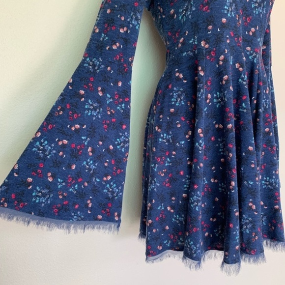 American Rag | Dresses | Nwt American Rag Cie Blue Indigo Floral Dress ...